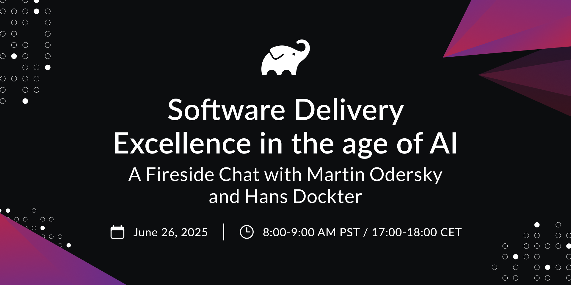 Software Delivery Excellence in the age of AI: A Fireside Chat with ...