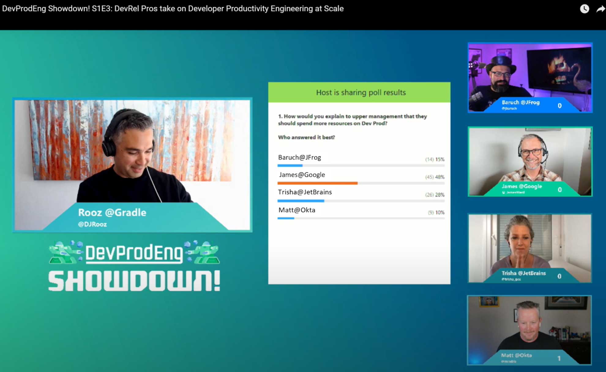 DevProdEng Showdown: ‘Expert Takes’ Delivered in a Fun Game Show Format | Develocity